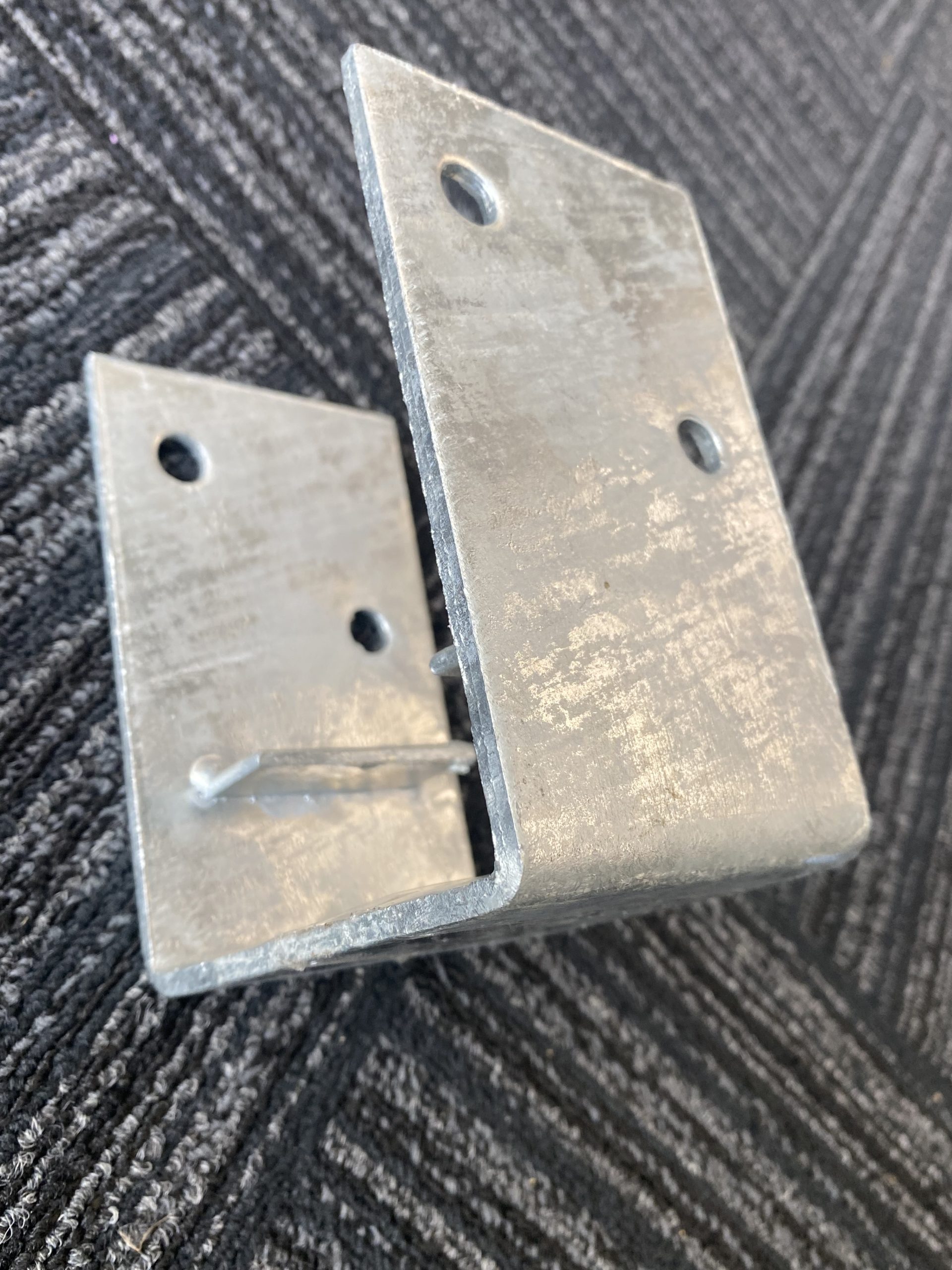 Bolt on Support Post U Shaped (100 mm) - Timber Central