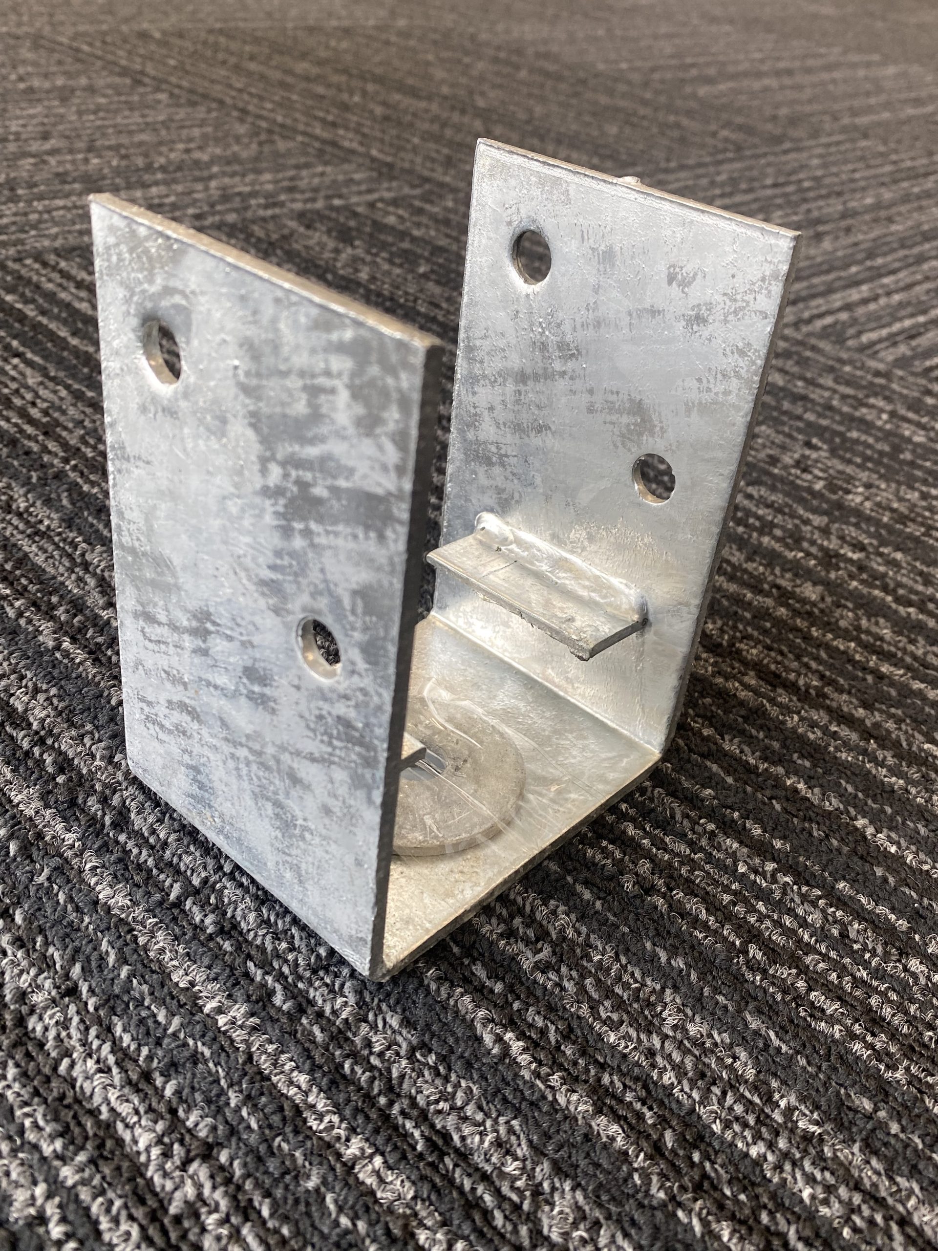 Bolt on Support Post U Shaped (100 mm) - Timber Central